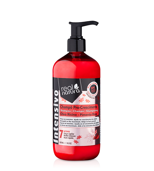 Real Natura Shampoo Sem Sal Pro-Crescimento 500ml