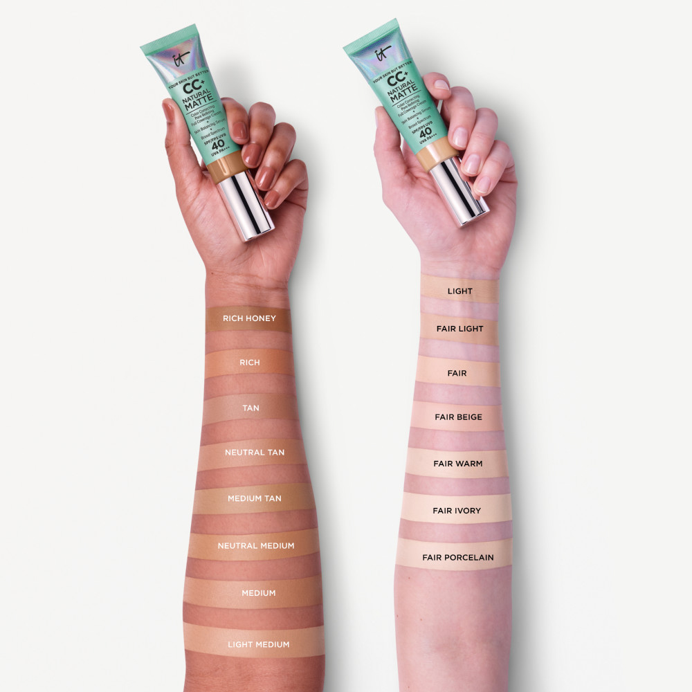 IT Cosmetics CC+ Natural Matte Base SPF40 Rich (W) 32ml