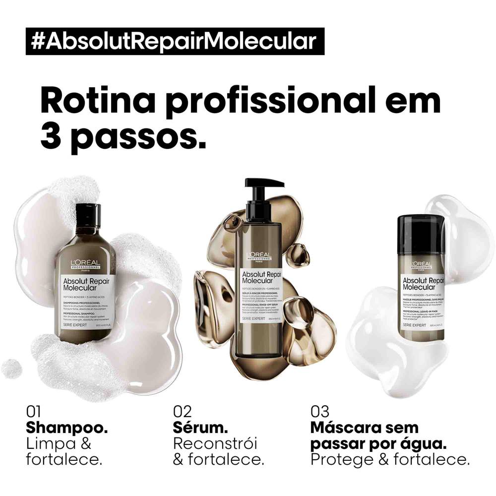 L'Oréal Absolut Repair Molecular Shampoo 500ml