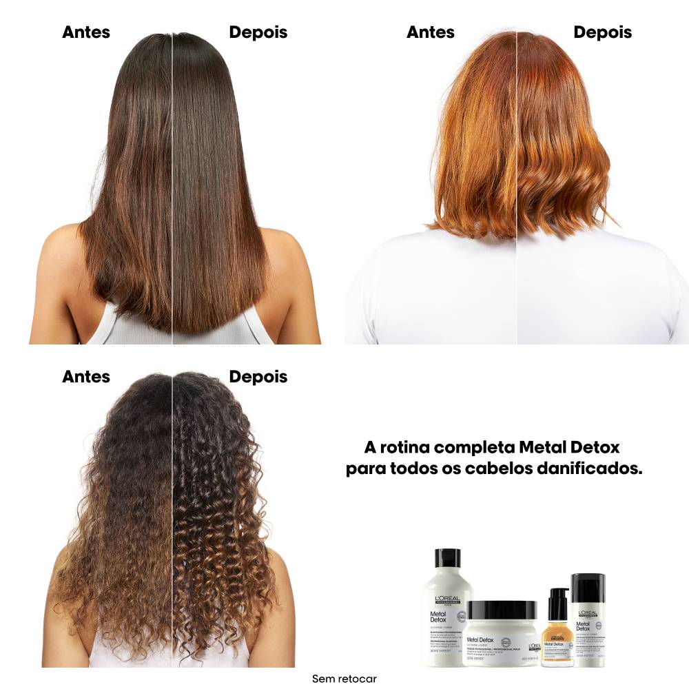 L'Oréal Metal Detox Shampoo Recarga 2x500ml