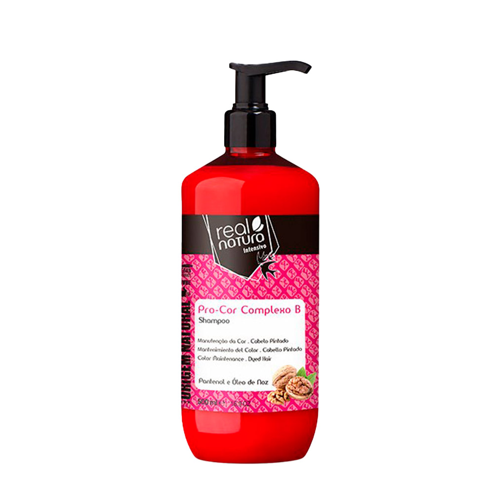Real Natura Shampoo Sem Sal Pro-Cor Complexo B 500ml